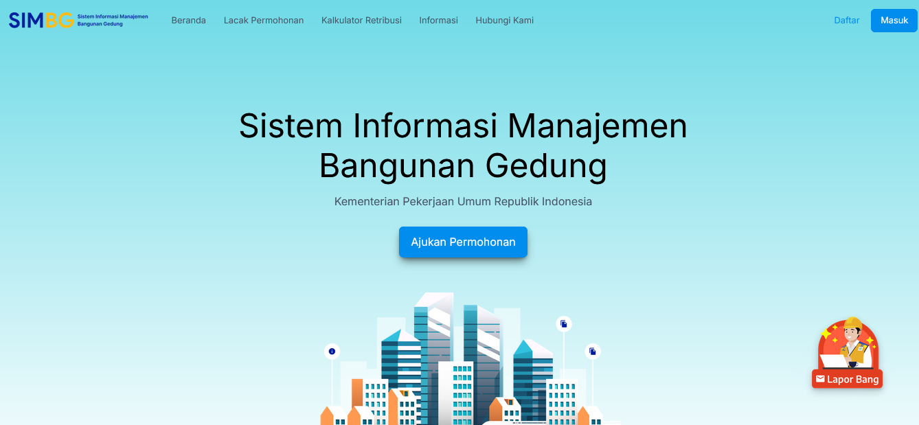 Sistem Informasi Manajemen Bangunan Gedung (SIMBG) – DPMPTSP Kota Tarakan